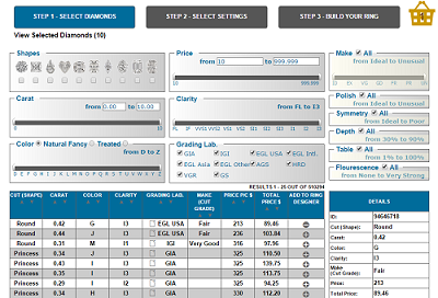 IDEX Online Launching Ring Designer Tool